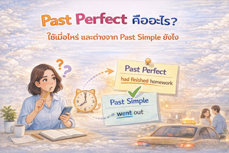 Past Perfect คืออะไร? ใช้เมื่อไหร่ และต่างจาก Past Simple ยังไง